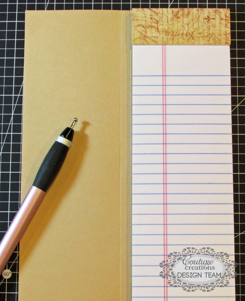 Joy Notepad by Gloria Stengel - Couture Creations