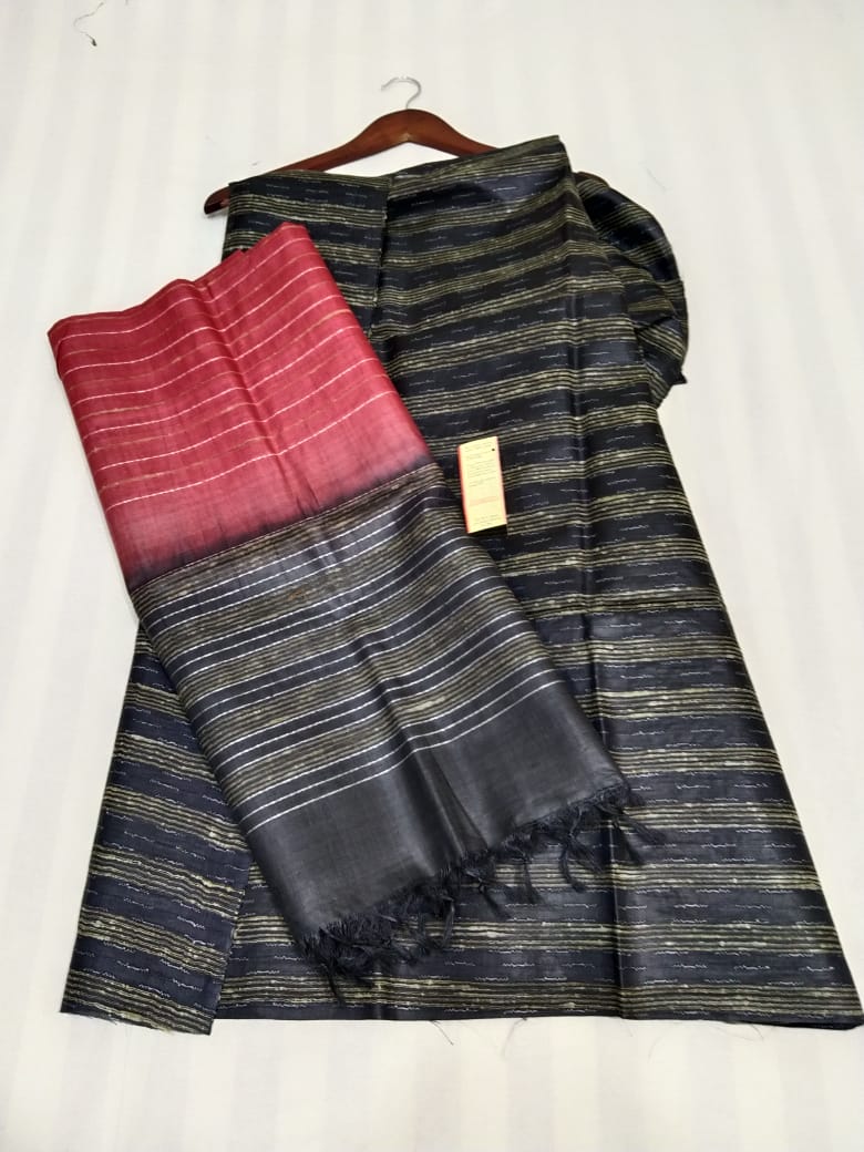 Pure tusser silk suits