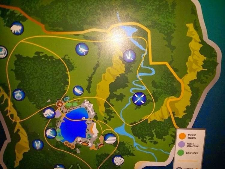 Jurassic World park maps offer a glimpse of the film!