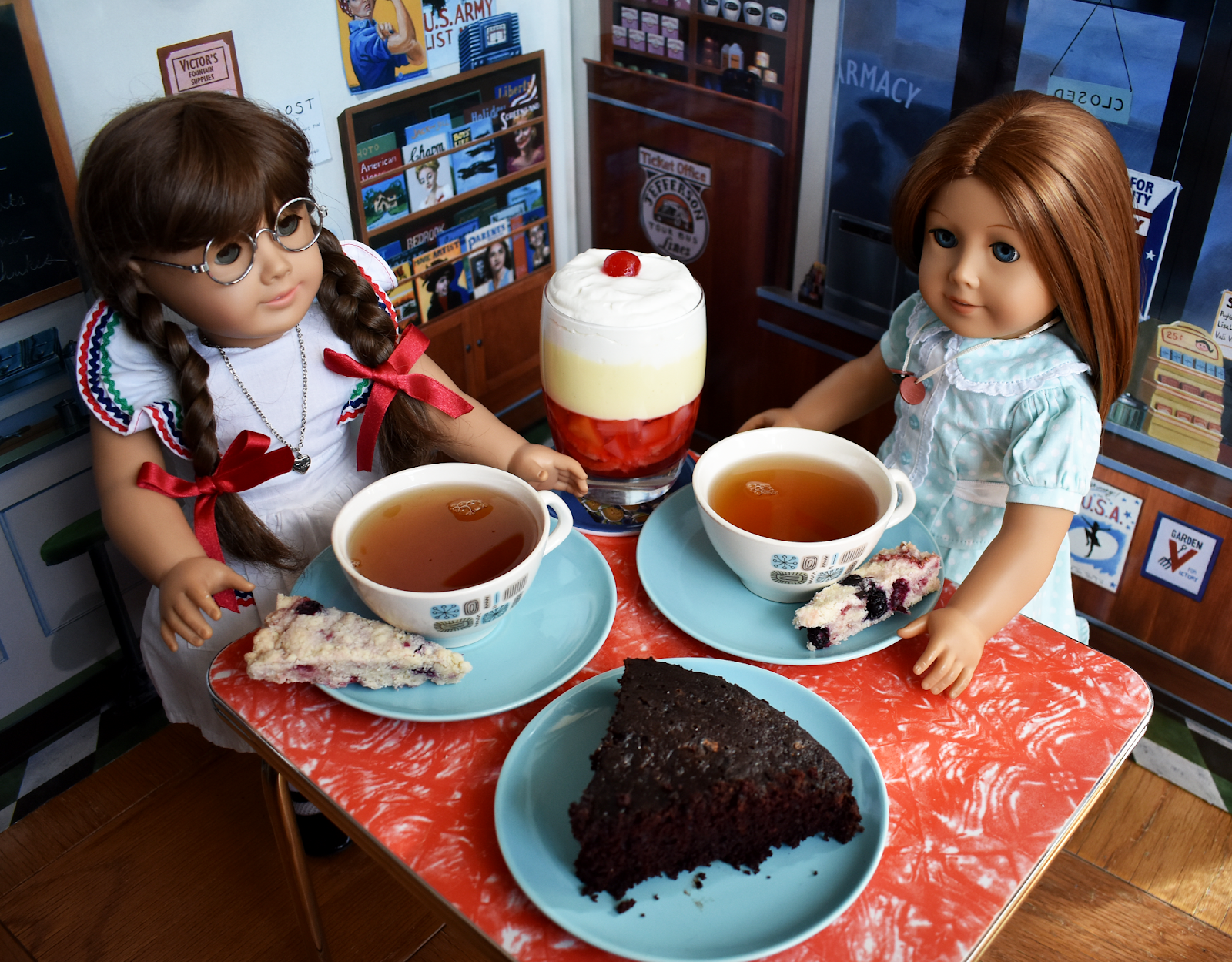 A Peek into the Pantry: Emily's Wartime Berry Shortbread & VE Day Tea Party