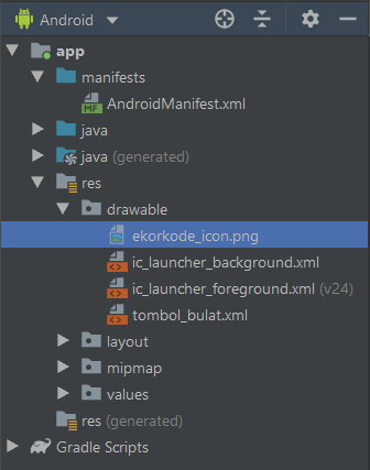 Android Studio - Cara Merubah Logo atau Icon Aplikasi sesuai keinginan ...