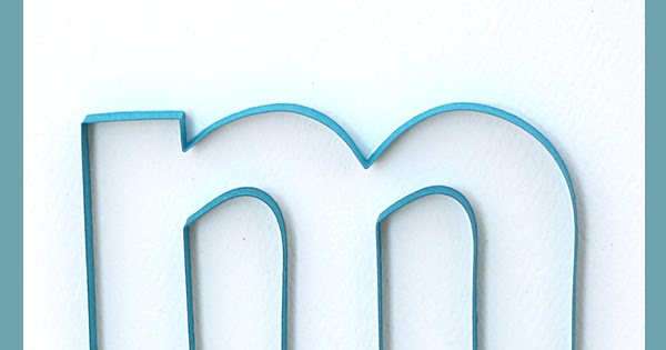 Welcome to Paper Zen ~ Cecelia Louie: Quilling Lowercase Letter m - How ...