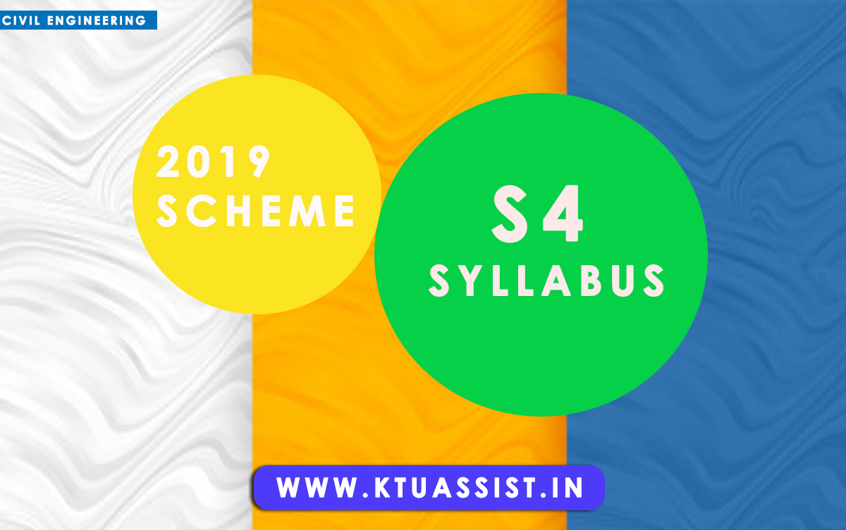 KTU S4 CIVIL ENGINEERING SYLLABUS | 2019 SCHEME - KTU ASSIST