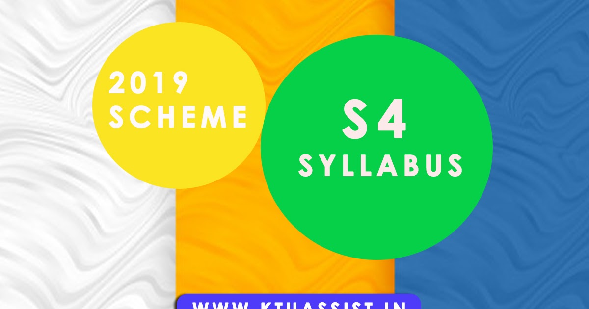 KTU S4 CIVIL ENGINEERING SYLLABUS 2019 SCHEME KTU ASSIST ktu-s4-civil-engineering-syllabus-2019-scheme-ktu-assist