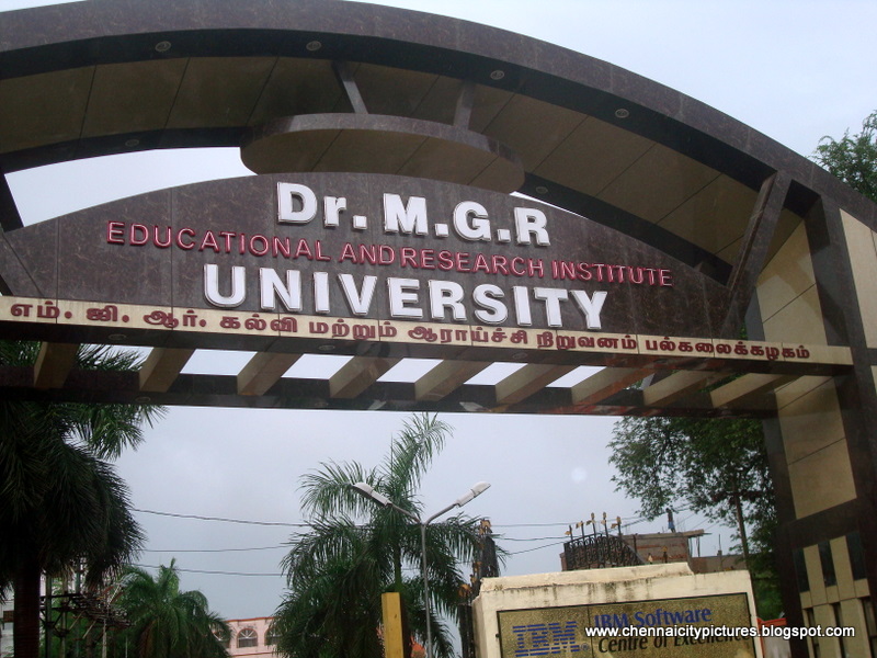 Chennai City Pictures: Dr. M.G.R University Chennai