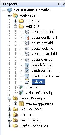 discuss-Java: Login Example using Struts 1.3