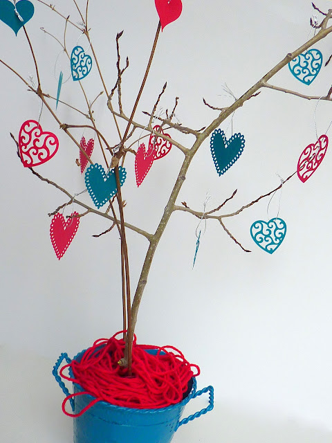 No time to be bored: Heart Tree Tutorial