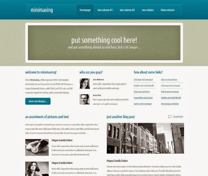 70 Free Responsive HTML5 CSS3 Templates - Webprecis