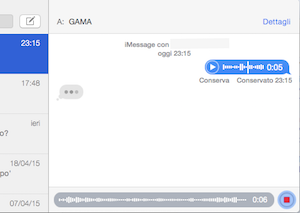 TrucchiMac: Inviare un messaggio vocale con Messaggi