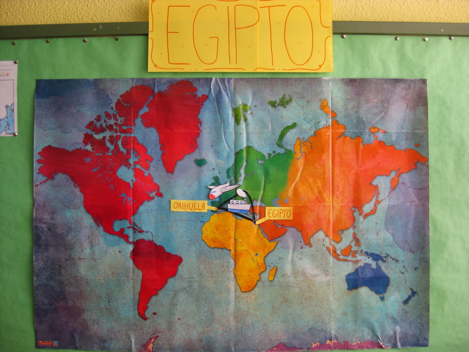 Trabajando con personitas: ¿Dónde está Egipto?