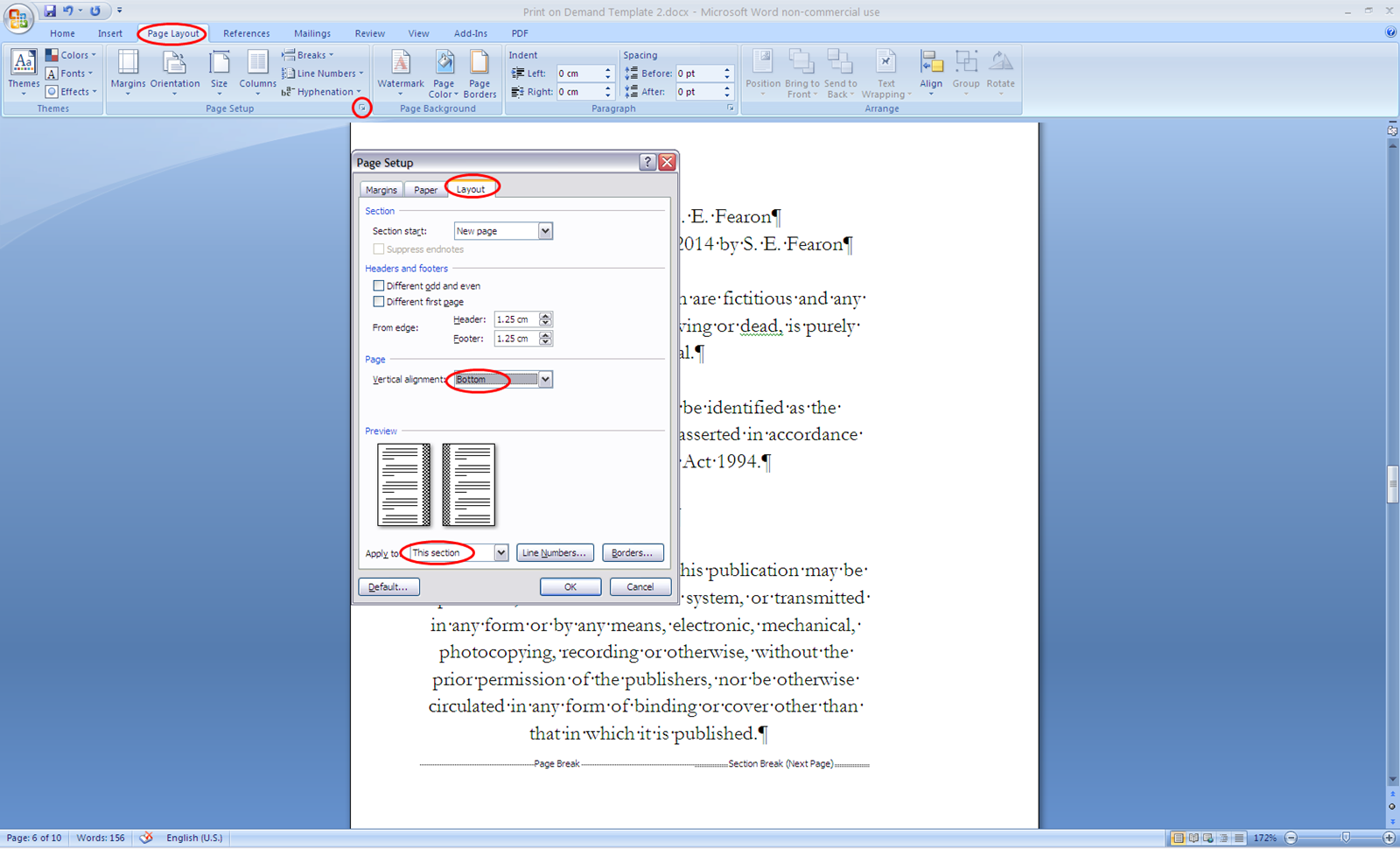 How to create a paperback book using Microsoft Word | S. E. Fearon