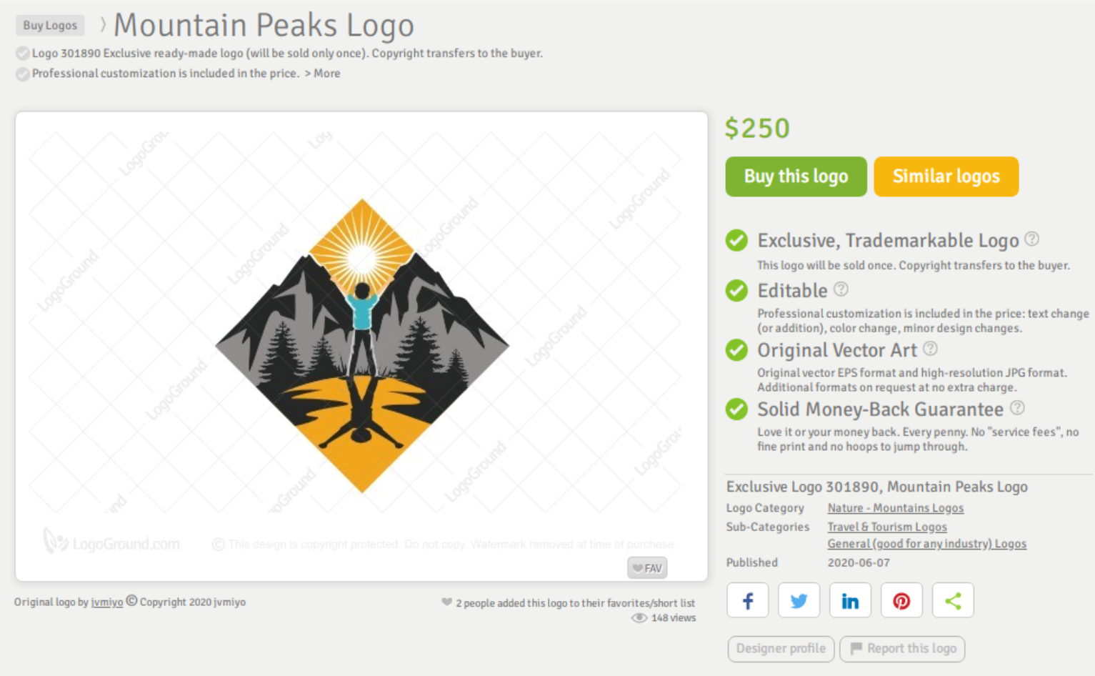 Menjual Desain Logo di LogoGround, Bisa Pasang Harga Maksimal - JVMIYO BLOG