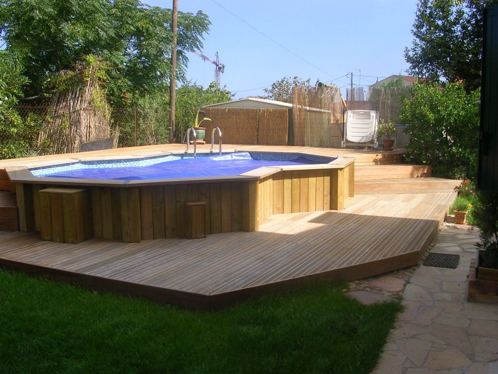 ️ 37 Comfortable Pool Design Above Ground | ARA HOME