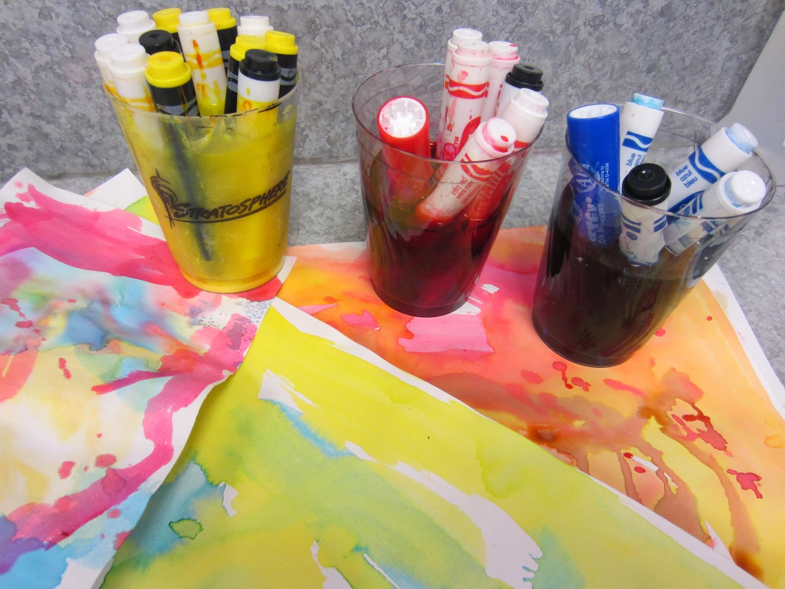 Art to the Moon & Back: Homemade Liquid Watercolors
