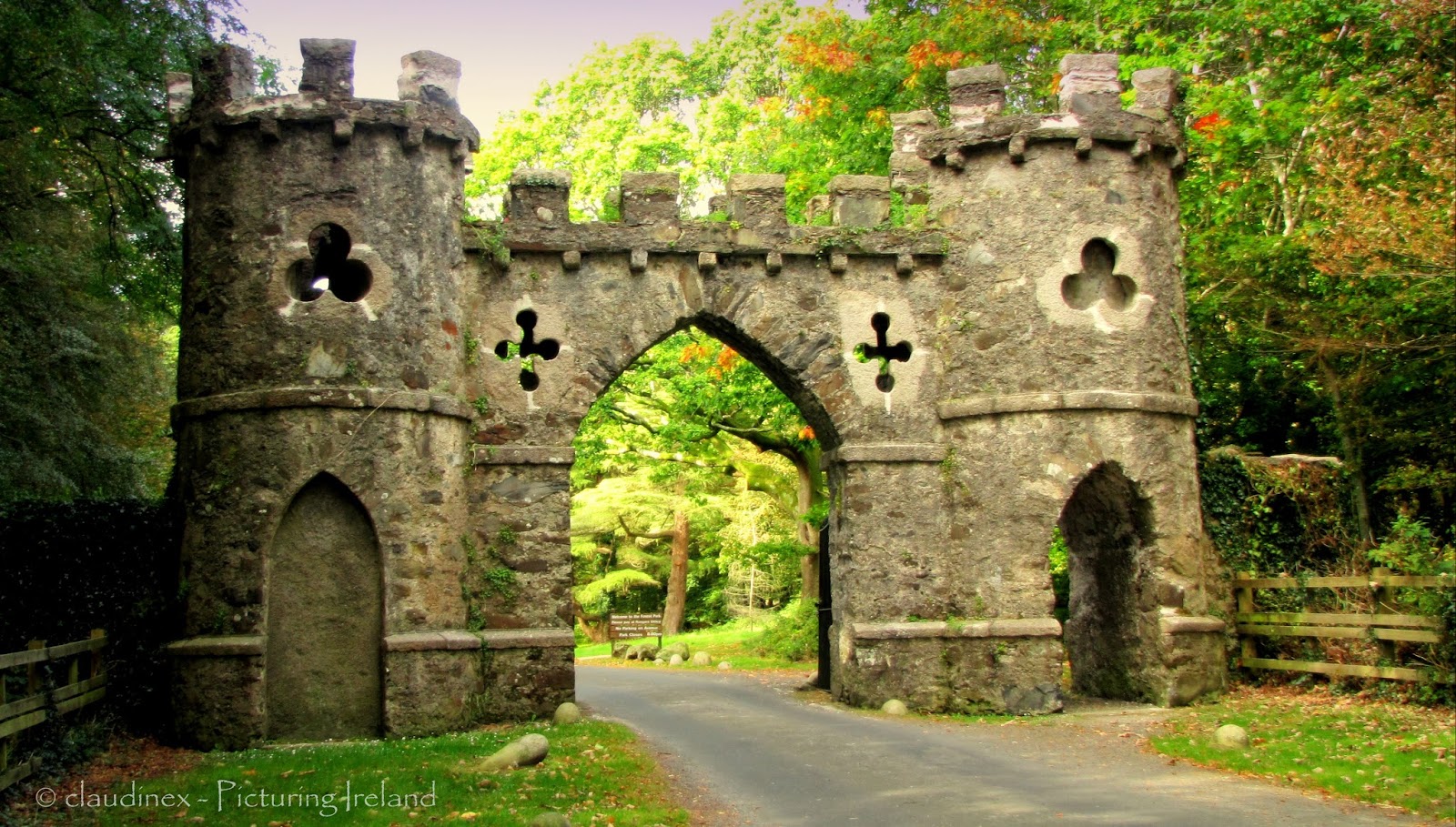 Picturing Ireland : Magical Places: The Hermitage at Tollymore Forest ...