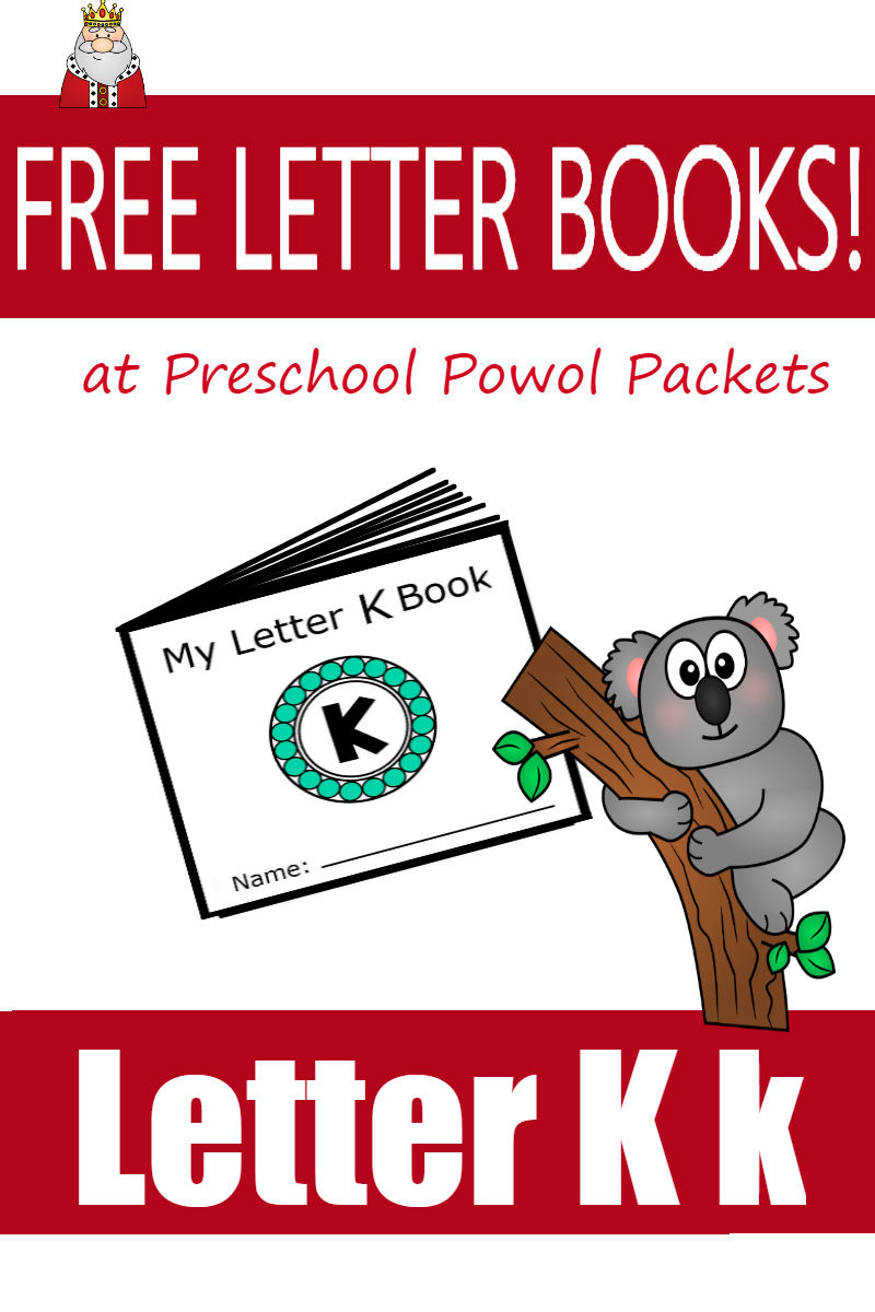 Letter K Free Printable Minibook Alphabet Series | Preschool Powol Packets