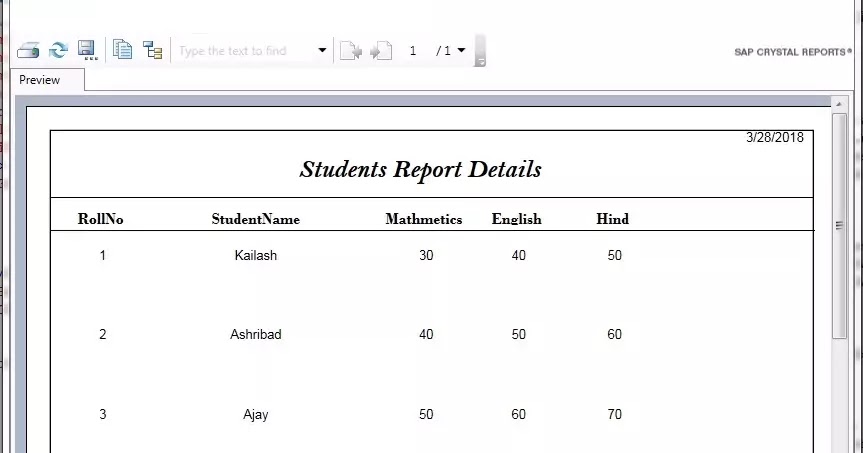 Kailashs Blogs Use Crystal Report In Wpf
