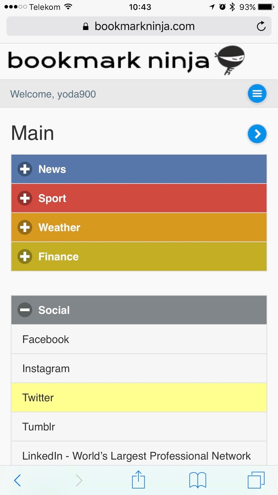 Bookmark Ninja: New Feature: Coloring