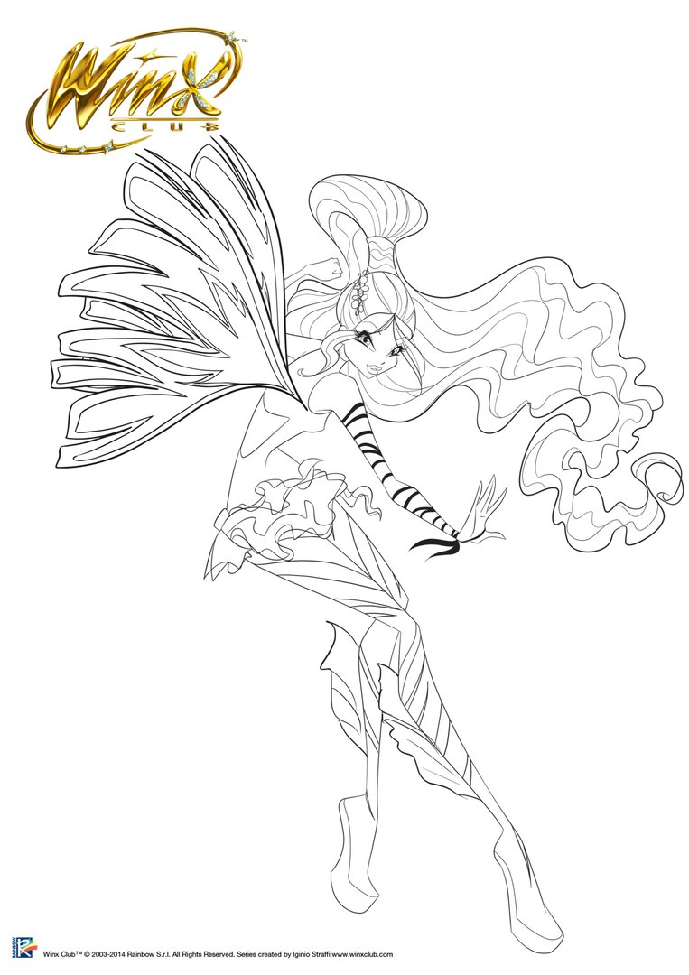 WINX CLUB : SIRENIX BOYAMA SAYFALARI!