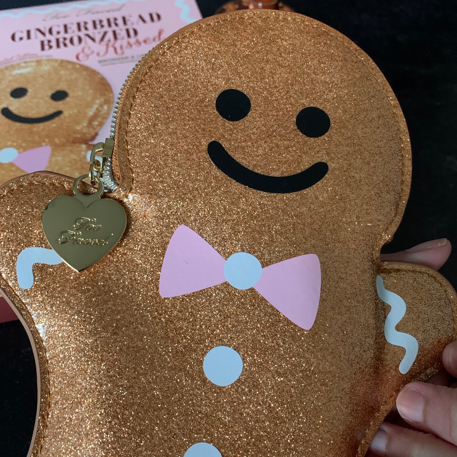 Too Faced Gingerbread Bronzed & Kissed Bronzer & Lipstick Set Review ...