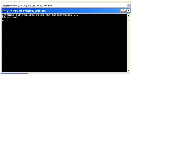 Oracle Newbie Dba Apps Dba Uninstall Deinstall Oracle 11g On Windows