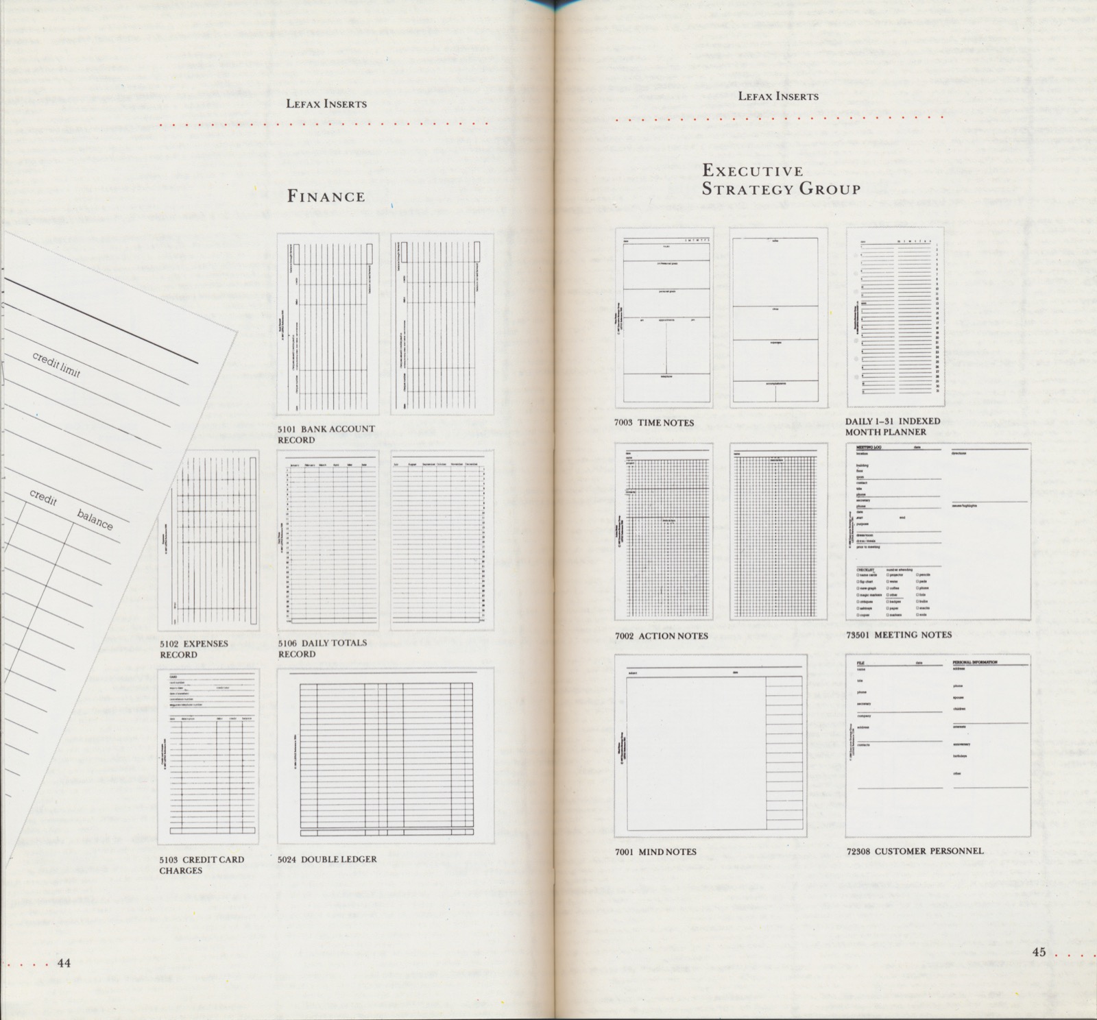 Philofaxy: Lefax 1989 - 1990 Catalogue