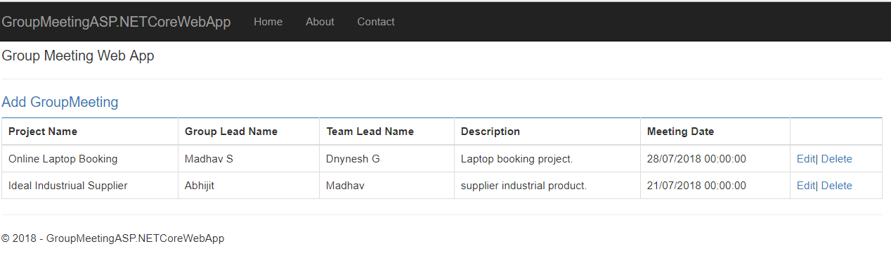 Crud Operation In Asp Core Using Dapper Orm ~ Programming With Shri