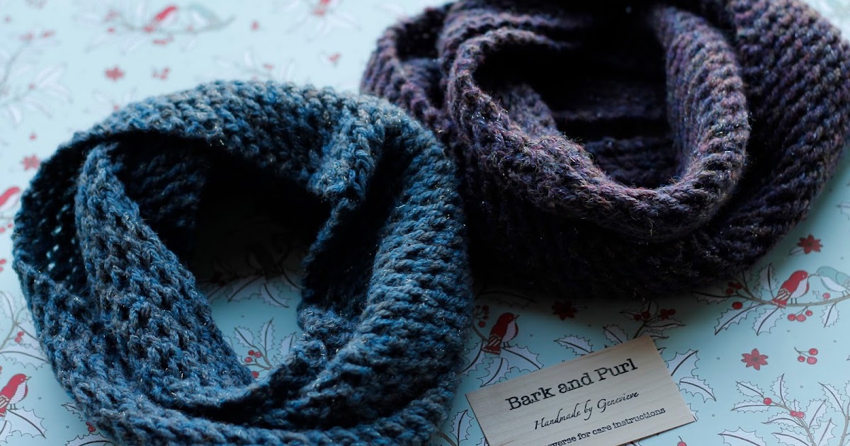 Bark and Purl: Flicker cowl