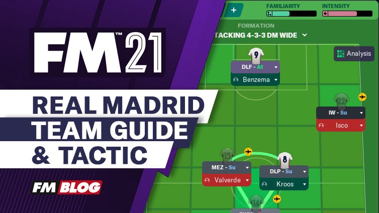 Football Manager 2021 Real Madrid 4-3-3 Tactic | Team Guide | FM21 | FM ...