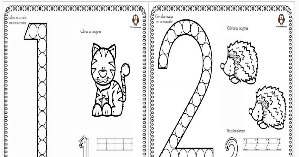 Traza, Cuenta y Colorea - AULA VIRTUAL PRIMARIA