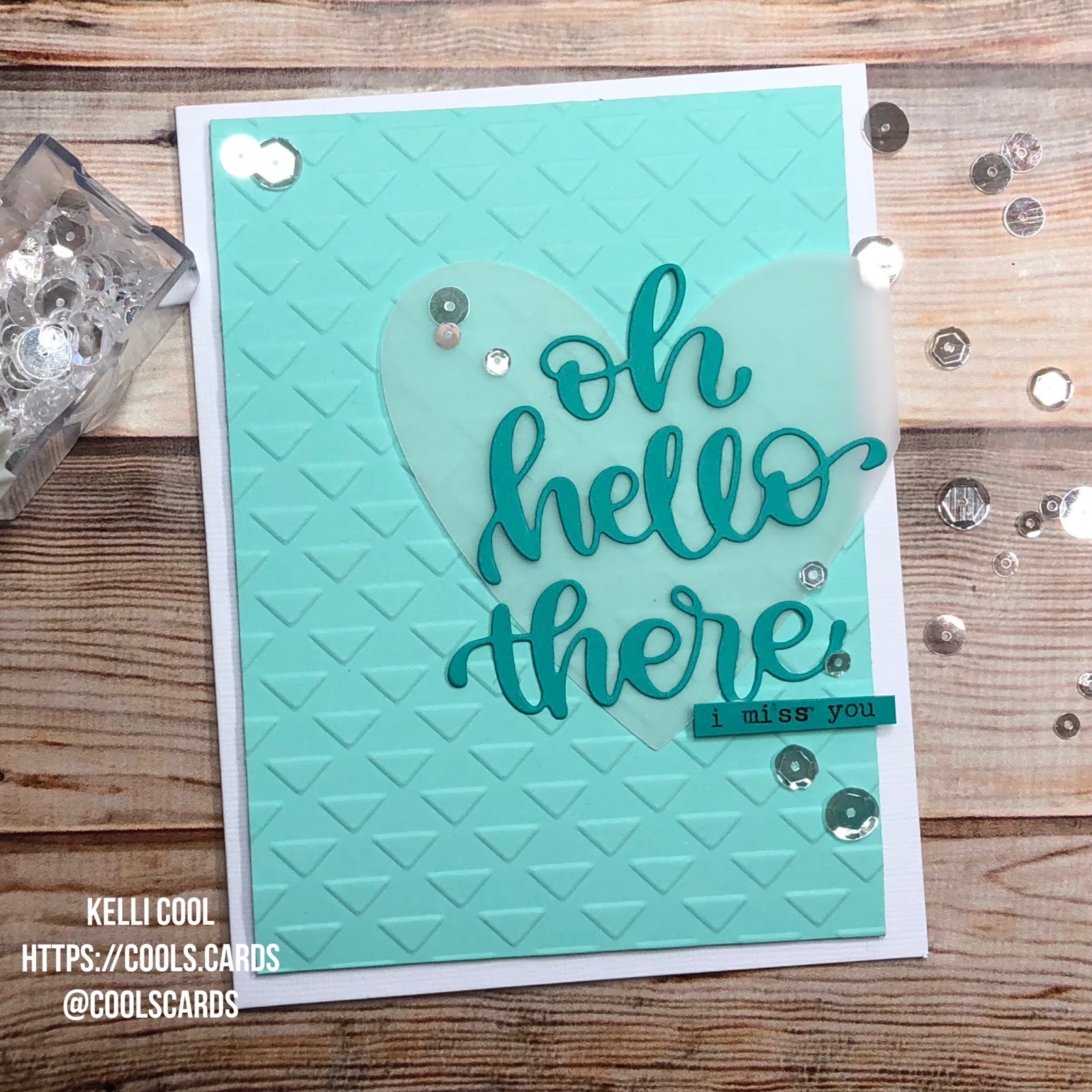 Oh Hello There Card - Craftwell Blog