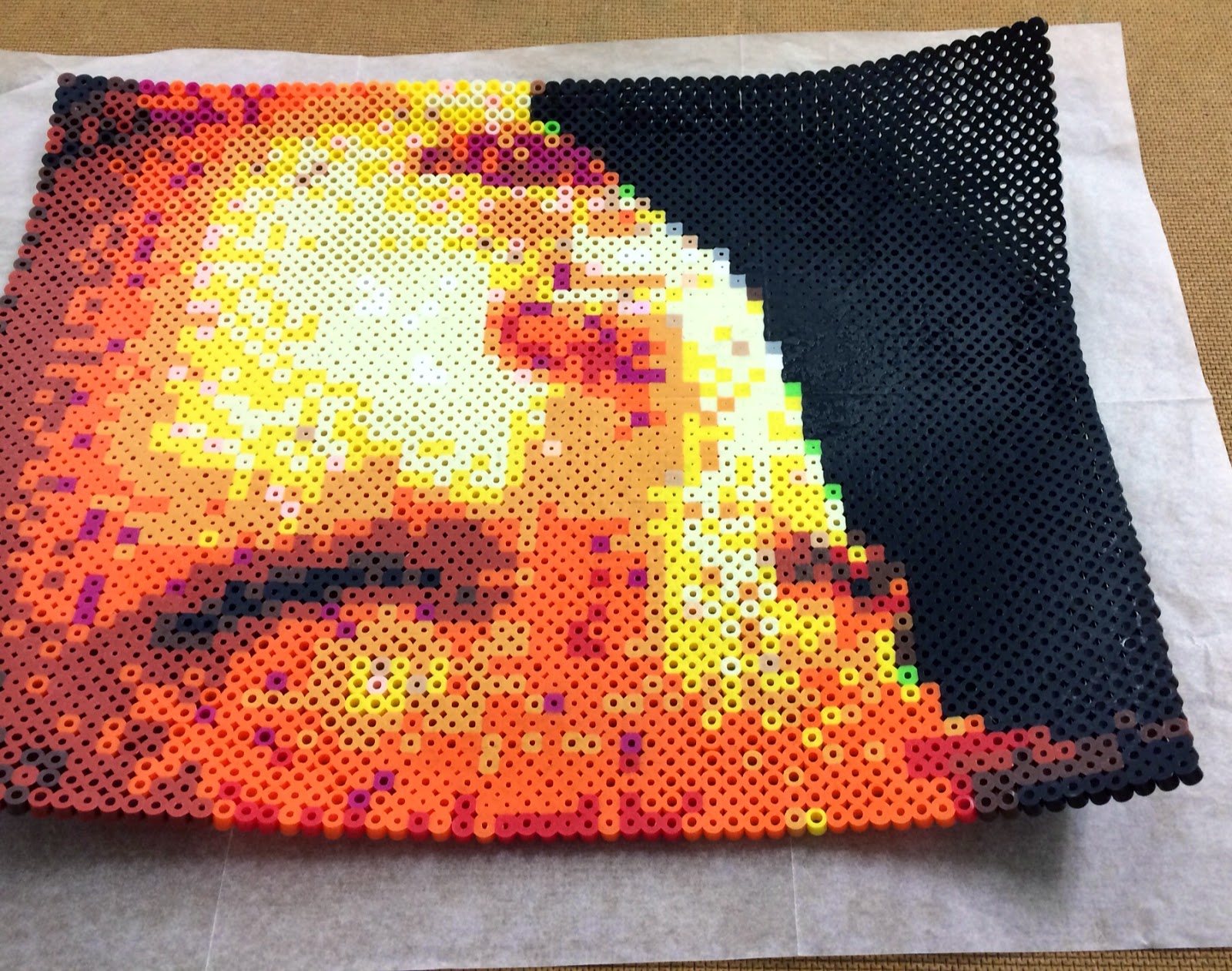 Faith, Hope and Art: Perler Bead Portrait