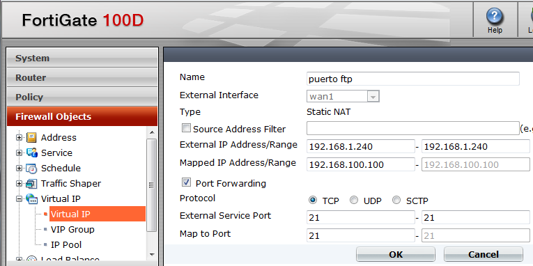 Configurar una VPN IPSEC con Fortinet (Fortigate 100D) | Mis ...