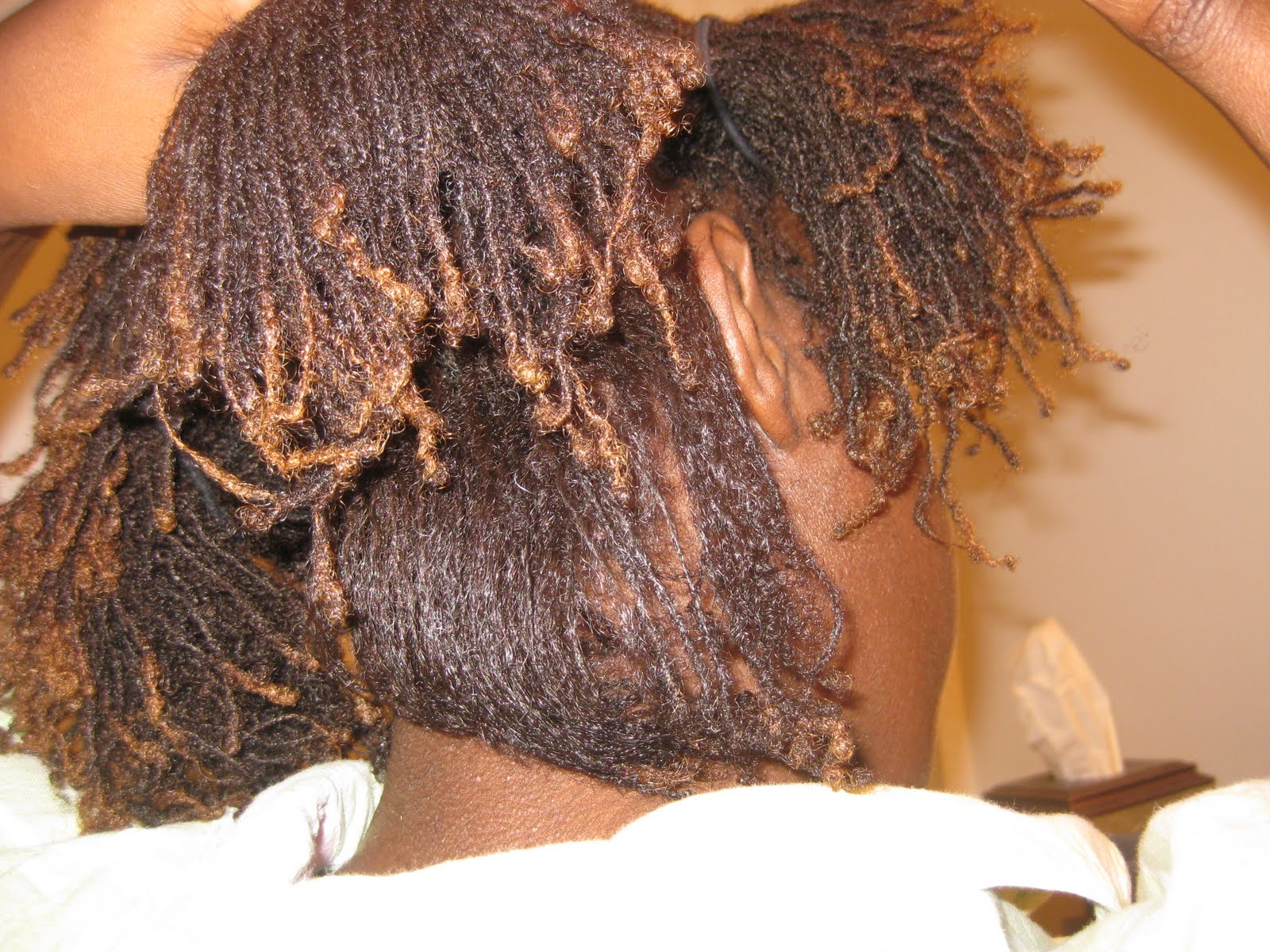 Kreyola's Journeys: How To: Flat Ironed Sisterlocks