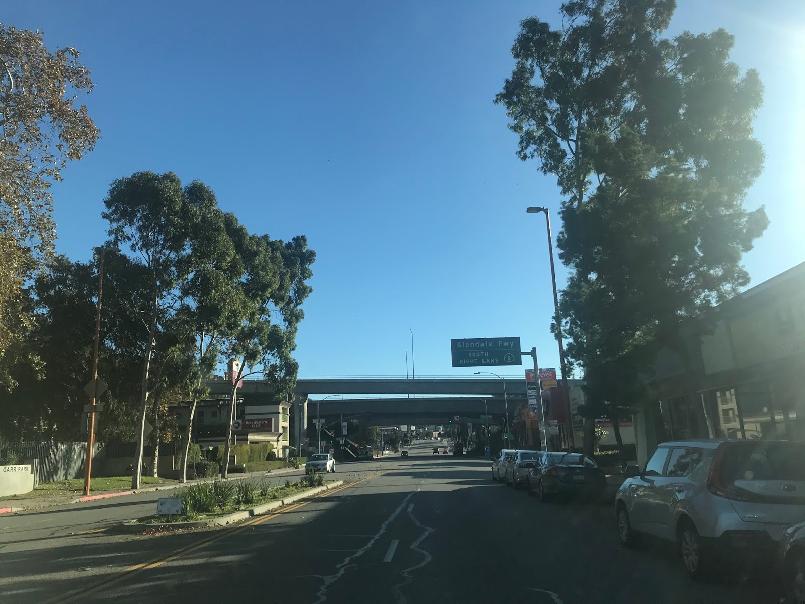 California State Route 2 on the Glendale Freeway