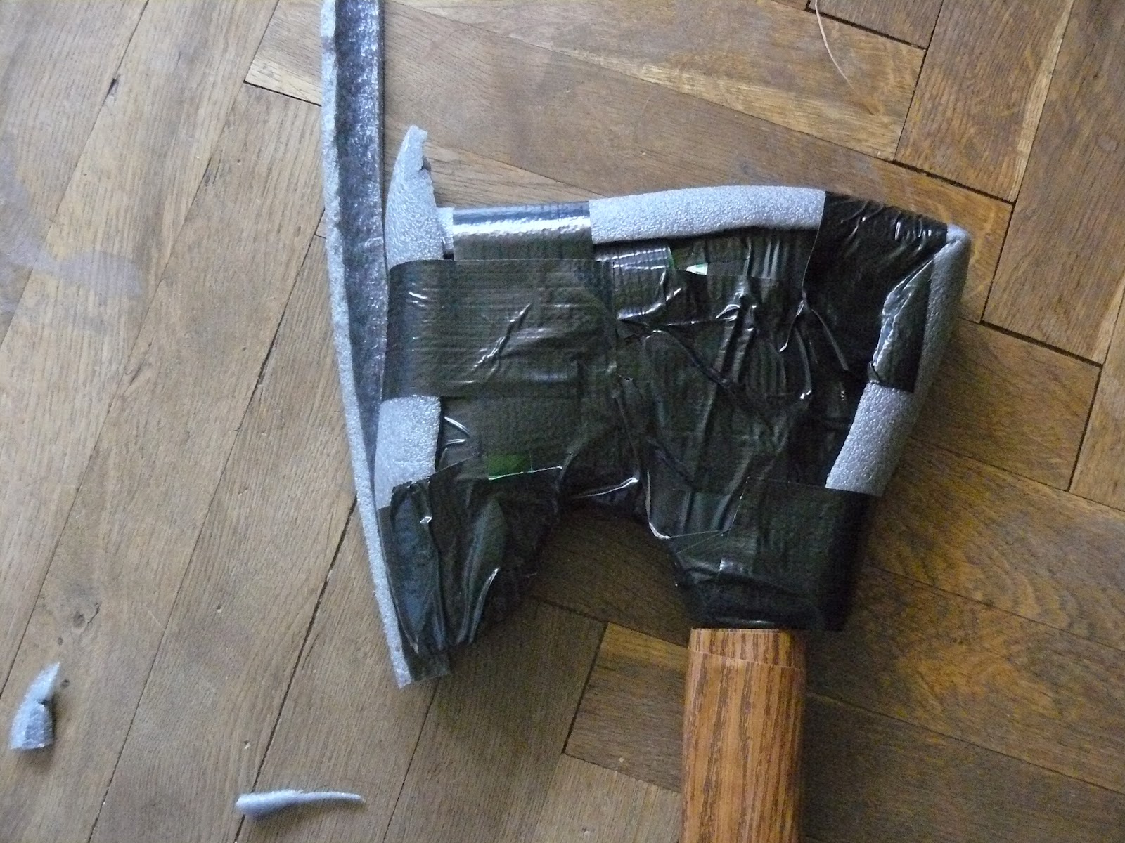 Buskador's LARP: How to make a larp boffer fighting axe