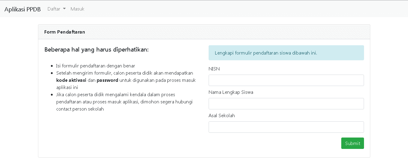 Membangun Aplikasi PPDB Berbasis Web #2