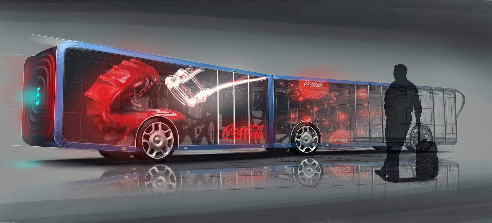 The Gear Shift: Willie bus concept turns walls into transparent LCD ...