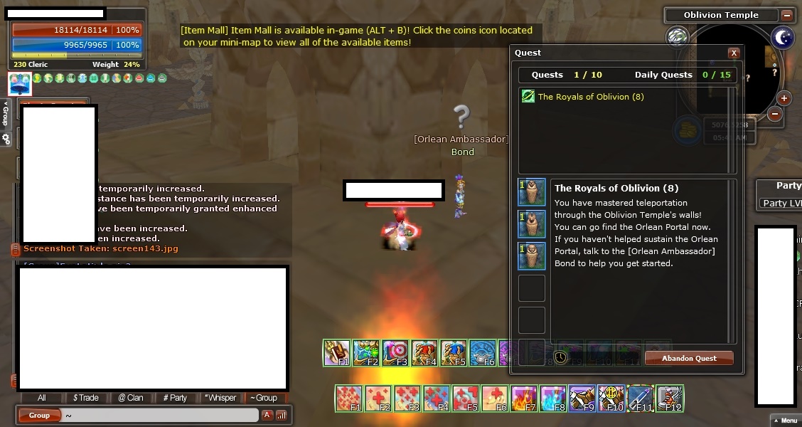 ROSE Online Guide's: The Pyramid of Fate (QUEST TABLET)