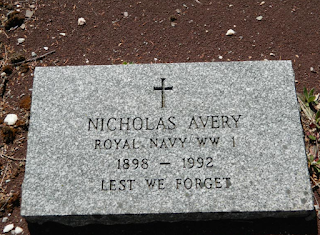 Admiralty Museum Blog: Stories from the Station: Nicholas Avery ...