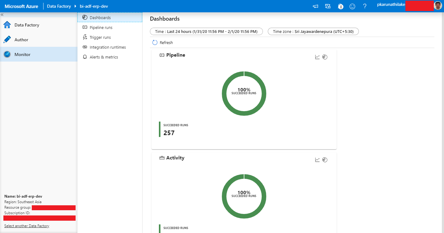 Data Factory - ADF Portal