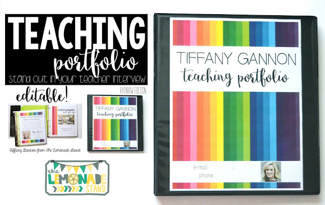 Stand Out in a Teacher Interview: Teacher Portfolios | The Lemonade Stand