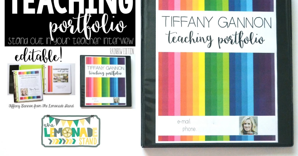 Stand Out in a Teacher Interview: Teacher Portfolios | The Lemonade Stand