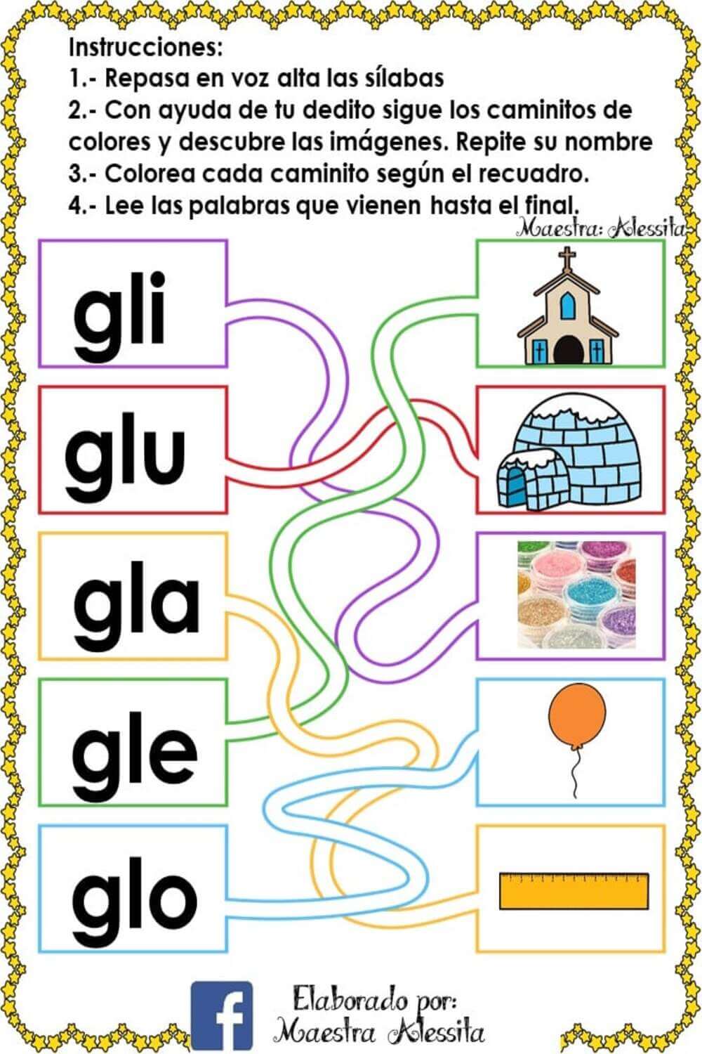 Cuaderno para Trabajar Sílabas Trabadas | Materiales Educativos para ...