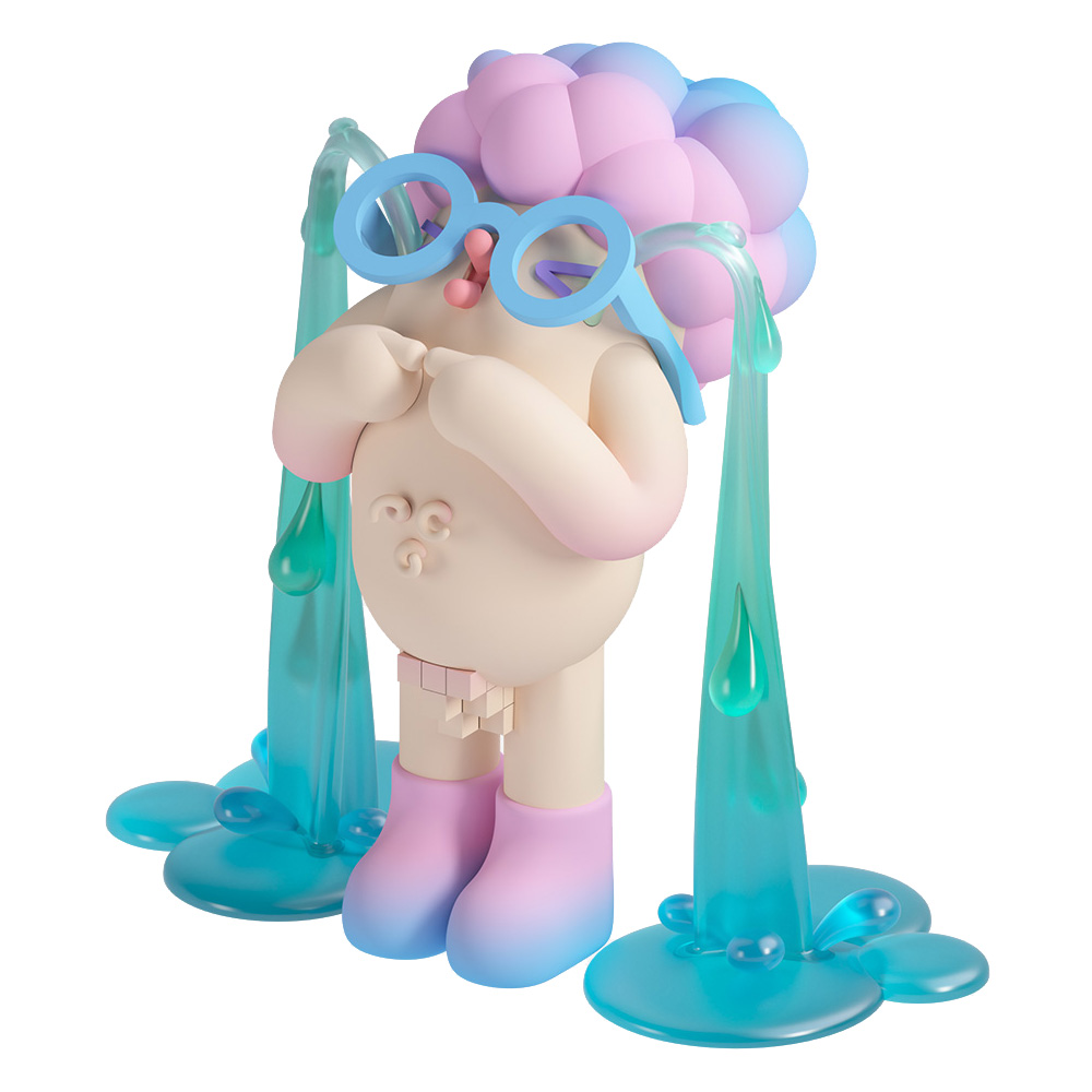 Pop Mart Sad Sunglow Modoli Mood Weather Series Figure | The Toy Pool