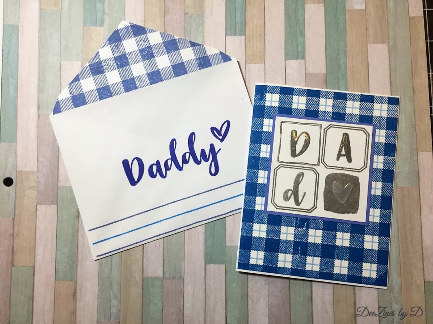 Coordinating Father's Day Card Envelopes