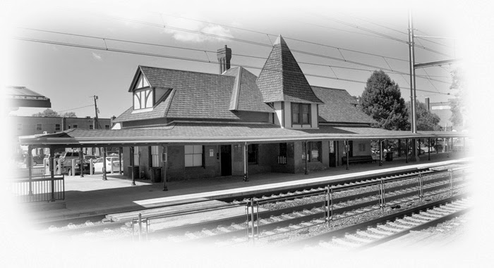 Delaware County History: Pennsylvania Railroad Station at Wayne