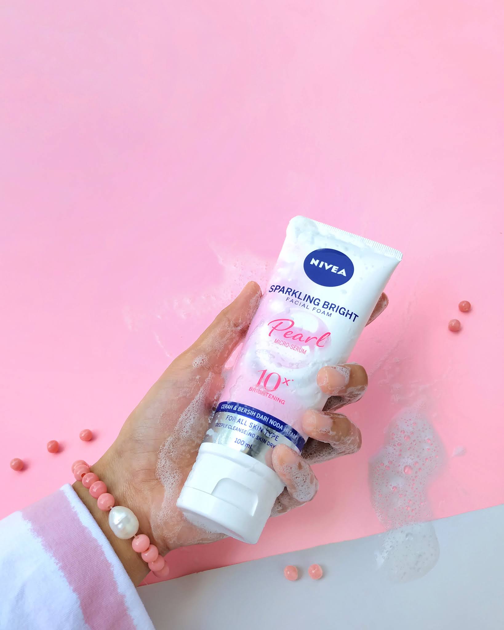 Uni Dzalika: NIVEA Sparkling Bright Pearl Facial Foam : Sabun Cuci Muka ...