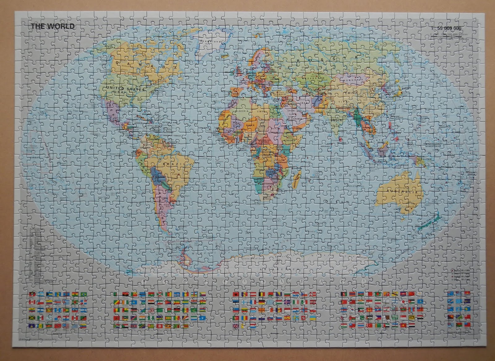 Jigsaw Puzzle Love: Political World Map