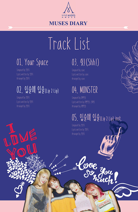 Kpop - Nine Muses A reveals tracklist for single album 'Muses Diary ...